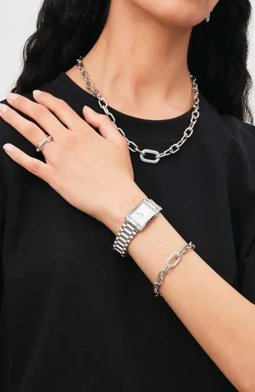 DANIEL WELLINGTON Tank Collection Bracelet Watch - Silver