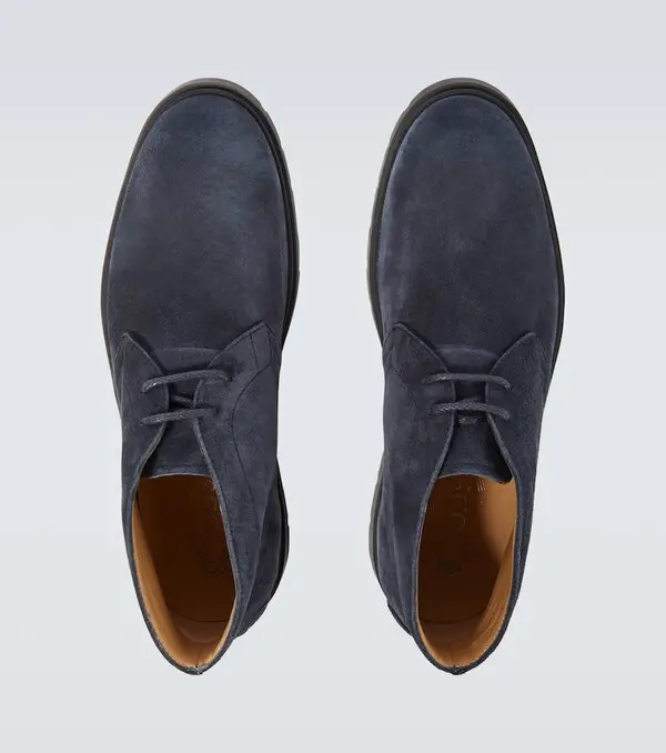 TOD'S Suede Desert Boots - Blue