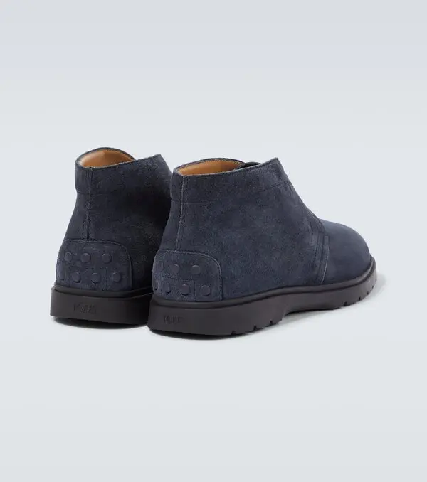 TOD'S Suede Desert Boots - Blue