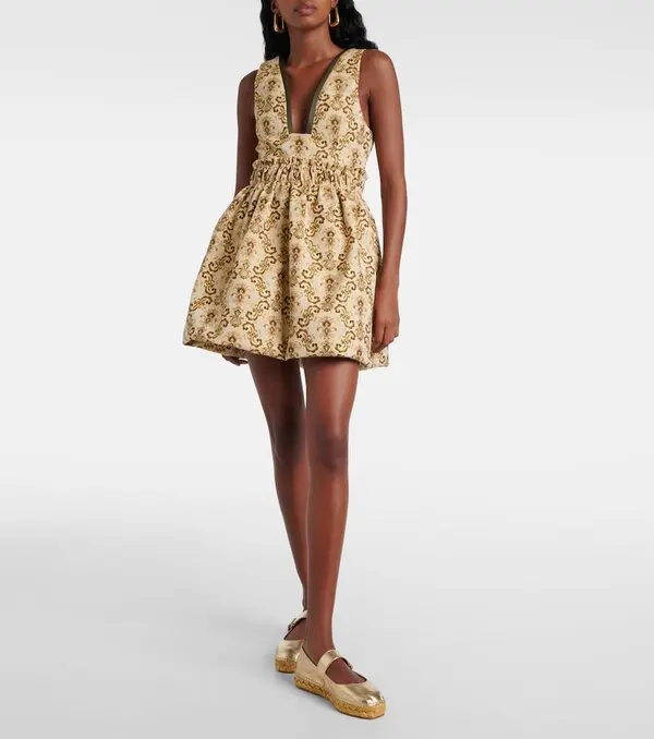 JIMMY CHOO Fayence Metallic Leather Espadrilles - Gold
