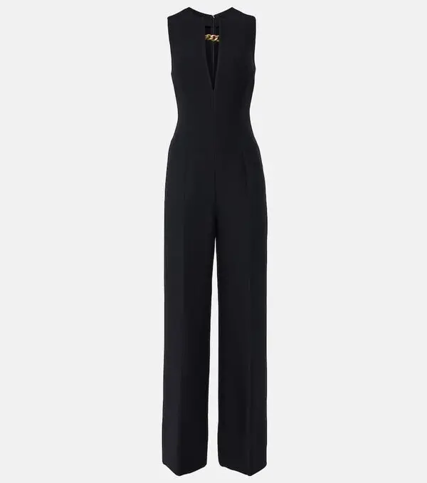 Stella McCartney Chain-detail Jumpsuit - Black