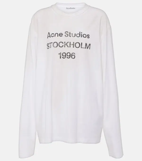 Acne Studios Logo Oversized T-shirt - White