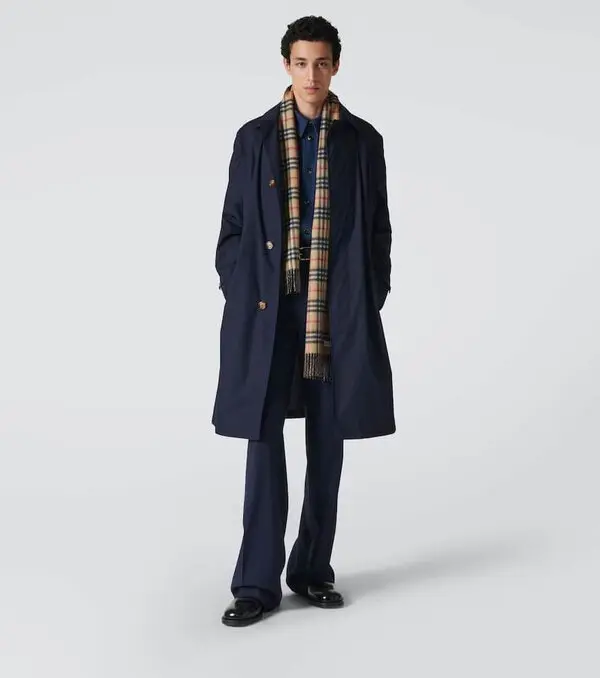 Burberry Check Cashmere Scarf