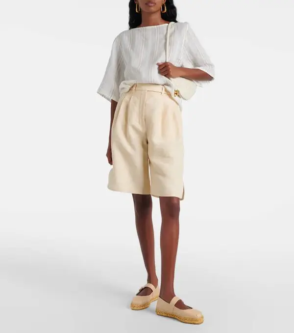 JIMMY CHOO Fayence Espadrilles - Neutrals