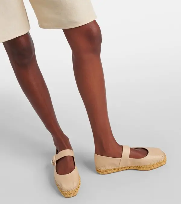 JIMMY CHOO Fayence Espadrilles - Neutrals