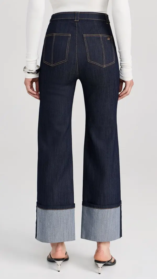 Cinq À Sept Cuffed Benji Pants - Indigo