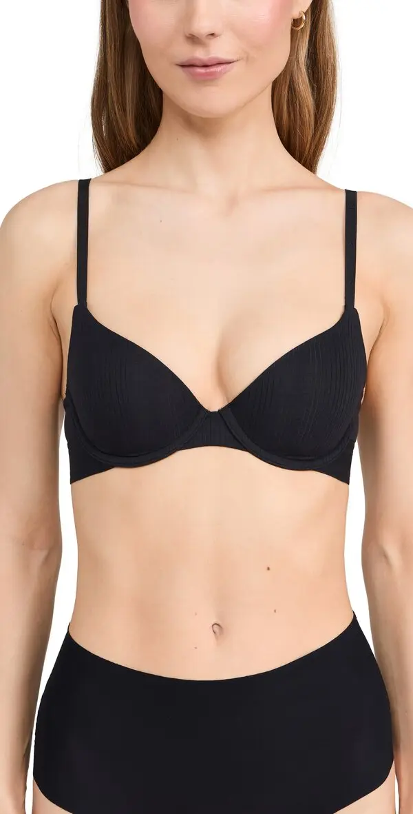 Wolford Lightly Lined Demi Bra - Black