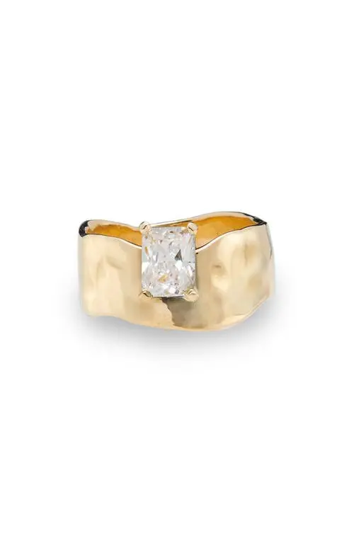 Lady Grey Wade Ring - Gold/clear
