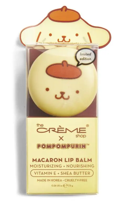 THE CREME SHOP X Hello Kitty® Pompompurin Caramel Pudding Macaron Lip Balm