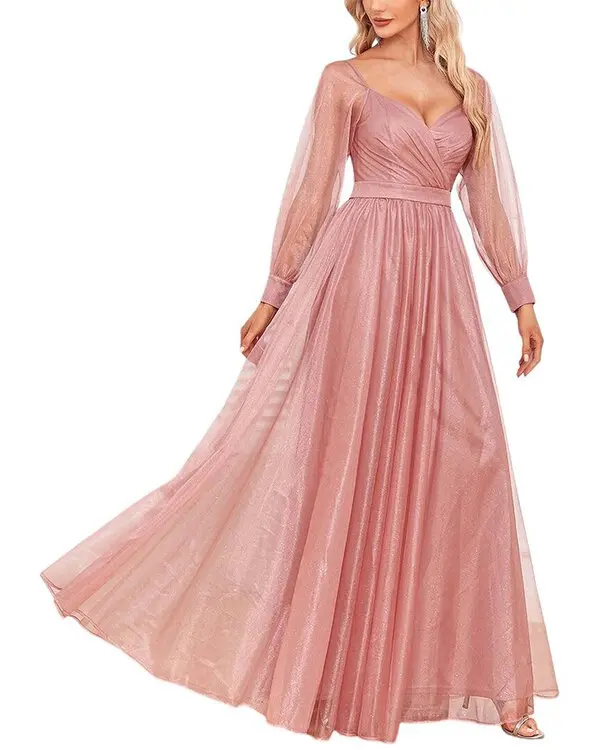 maxi off shoulder dress with sleeves Charcoal Off Shoulder Maxi Dress