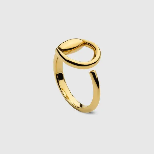 Gucci Horsebit 18k Yellow Ring - Gold