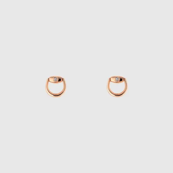 Gucci Horsebit 18k Stud Earrings - Gold