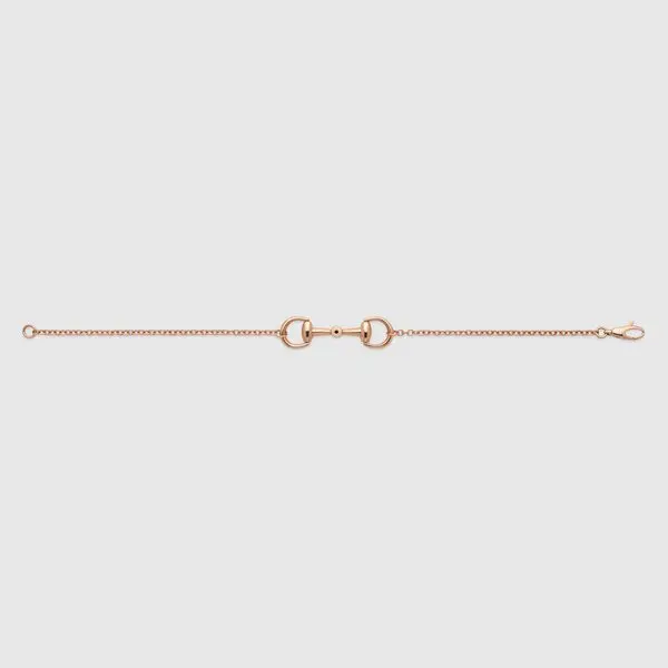Gucci Horsebit Diamond Chain Bracelet