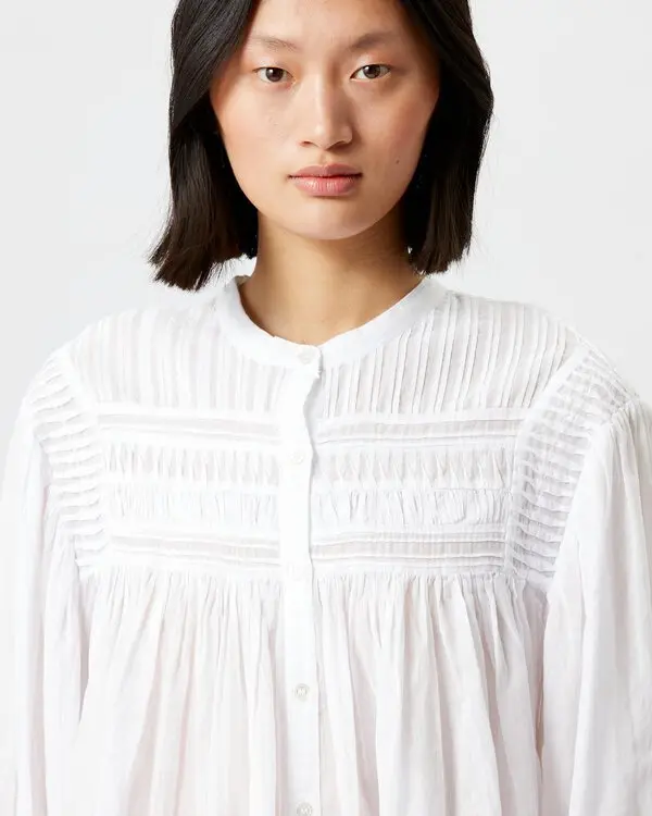 MARANT ETOILE Plalia Blouse - White
