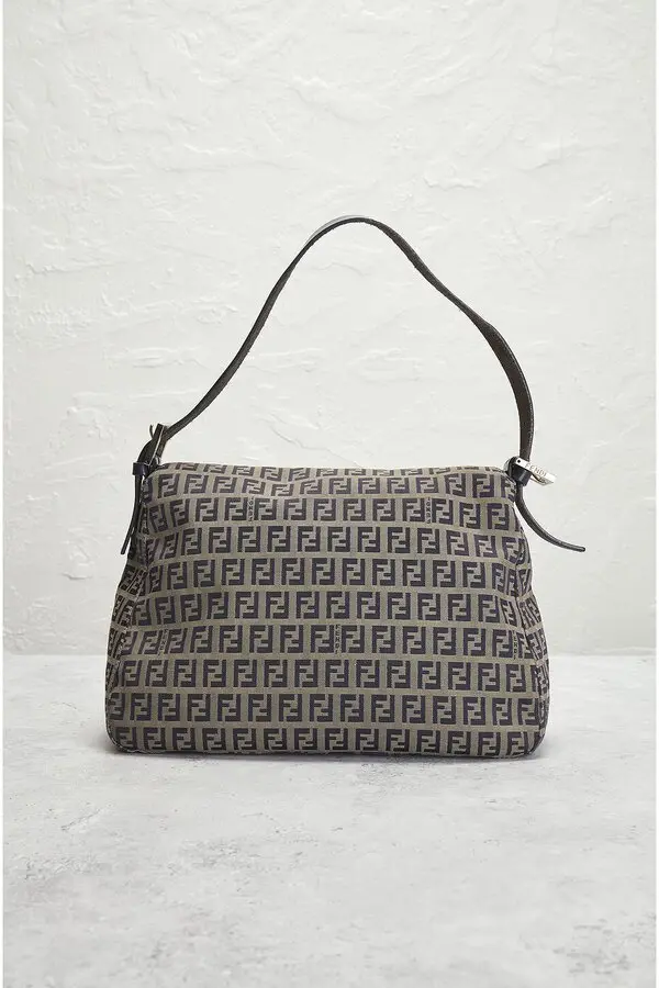Fendi Zucchino Mama Baguette Shoulder Bag