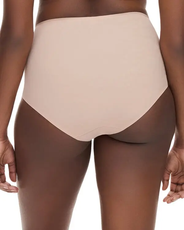 Chantelle Comfort Chic High Waist Control Top Briefs - Rose