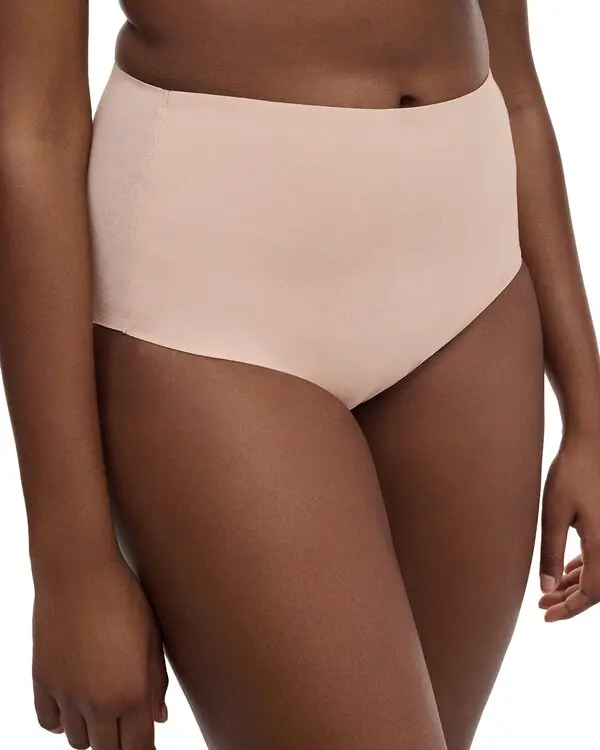 Chantelle Comfort Chic High Waist Control Top Briefs - Rose