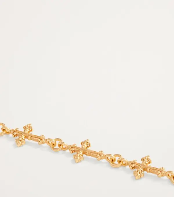 Emanuele Bicocchi Plated Cross Link Bracelet