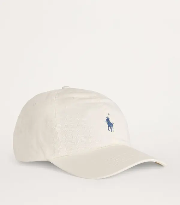 Ralph Lauren Polo Pony Baseball Cap - Ivory | Editorialist