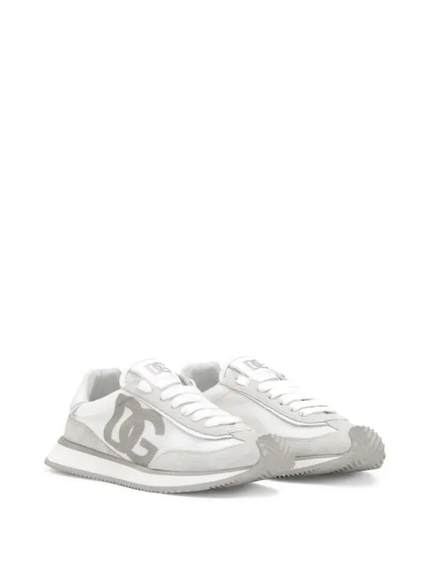 Dolce & Gabbana Mixed-material Sneakers - White
