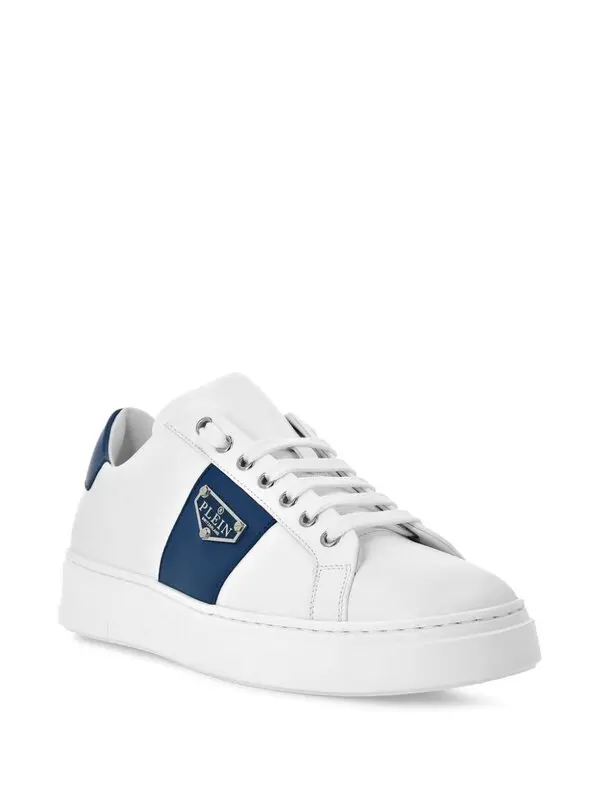 Philipp Plein Logo-plaque Leather Sneakers