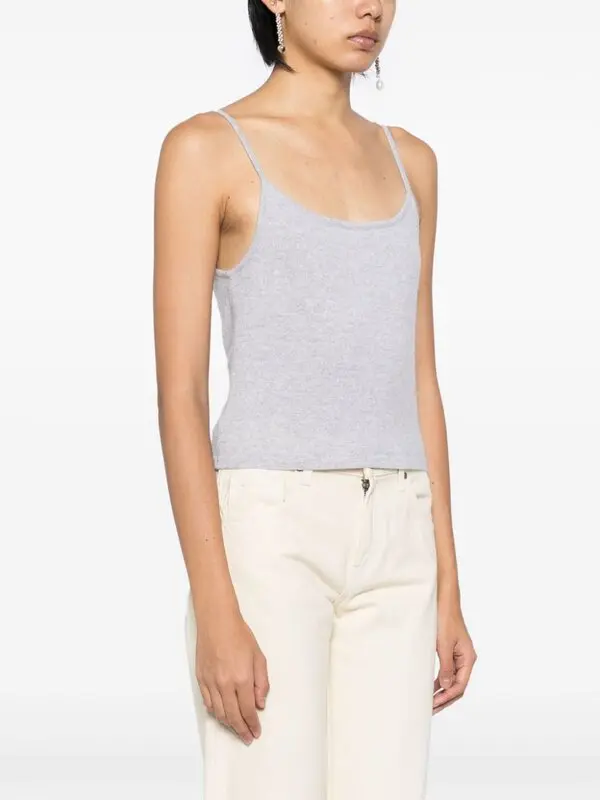 TEDDY CASHMERE Rapallo Knitted Top - Grey