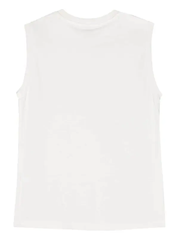 TOTEME Crew-neck Organic Cotton Tank Top - White