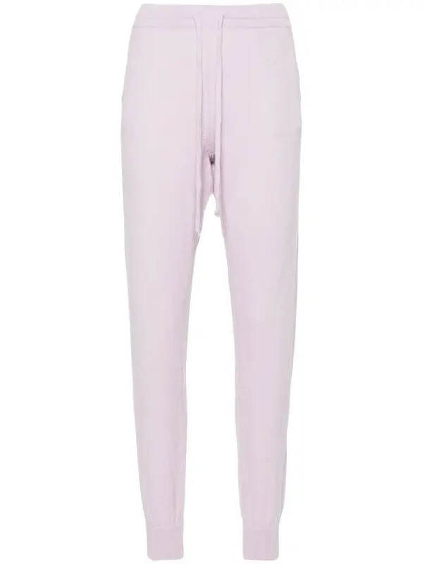 TEDDY CASHMERE Milano Cashmere Track Pants - Purple