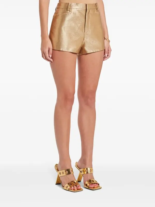 TOM FORD Lurex Detail High-waisted Shorts
