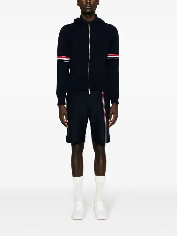 Thom Browne Cashmere Knit Hoodie - Black