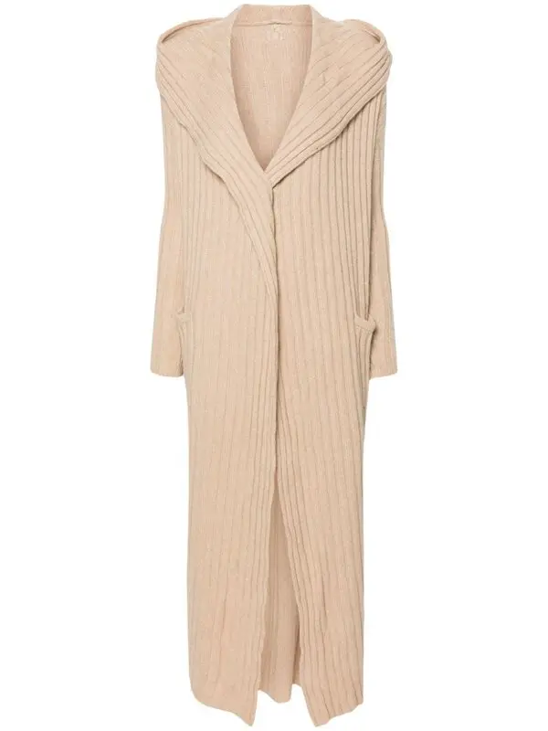 TEDDY CASHMERE Amalfi Cashmere Coat - Neutrals