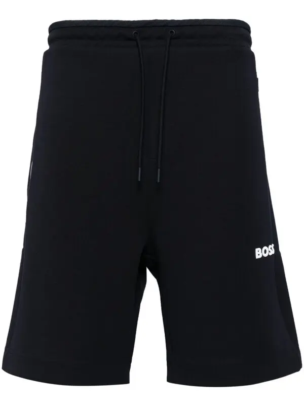 BOSS Logo-print Track Shorts