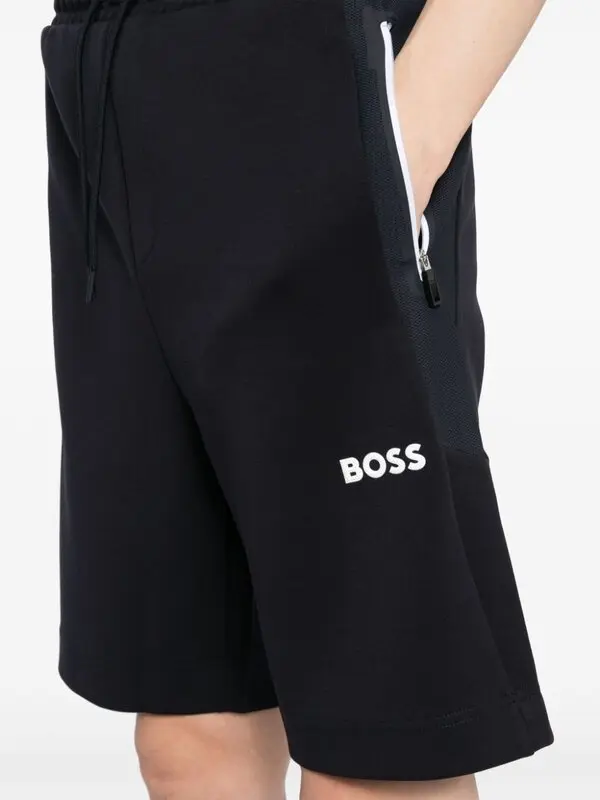 BOSS Logo-print Track Shorts