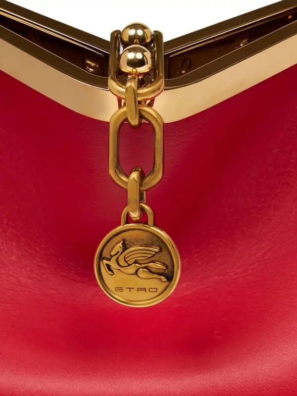 Etro Vela Small Top Handle Bag - Red