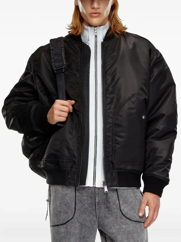 DIESEL® J-held Bomber Jacket - Black