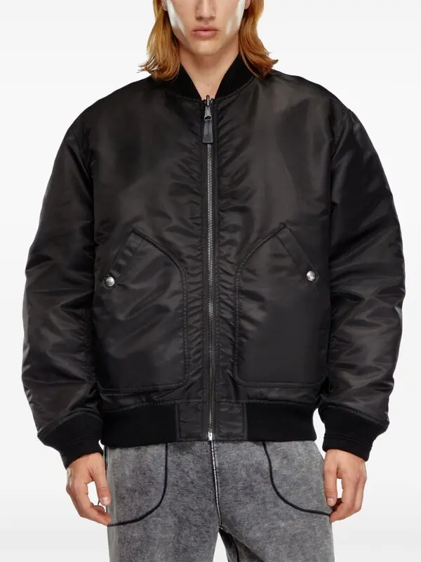 DIESEL® J-held Bomber Jacket - Black