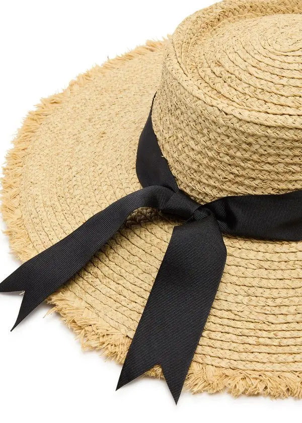 Lack Of Color The Ventura Straw Boater Hat - Natural  display picture 1