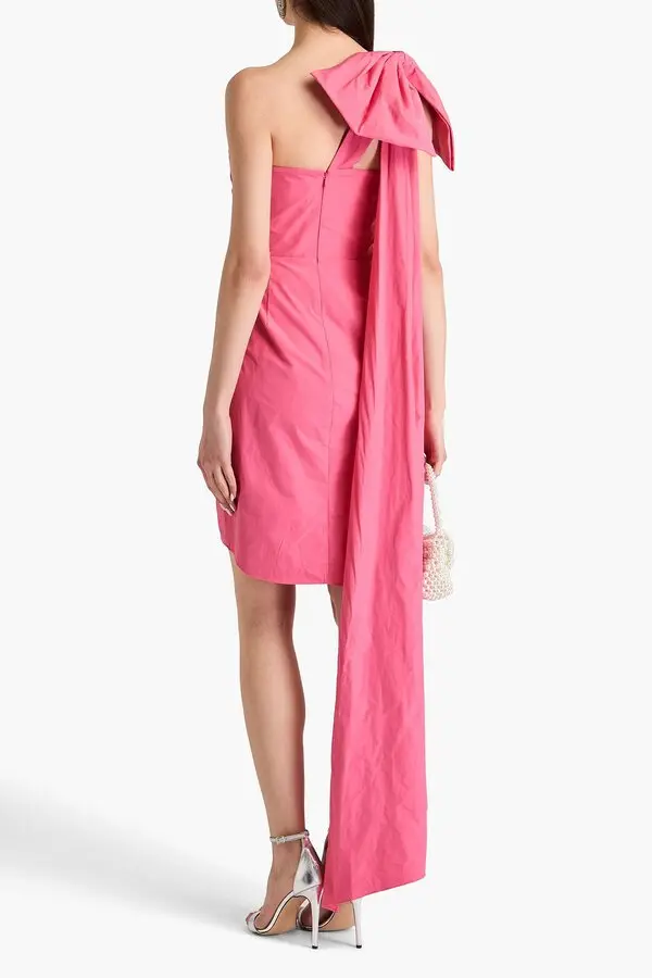 marchesa mini dress pre loved women silk strapless ruffle silk Marchesa Mini Dress