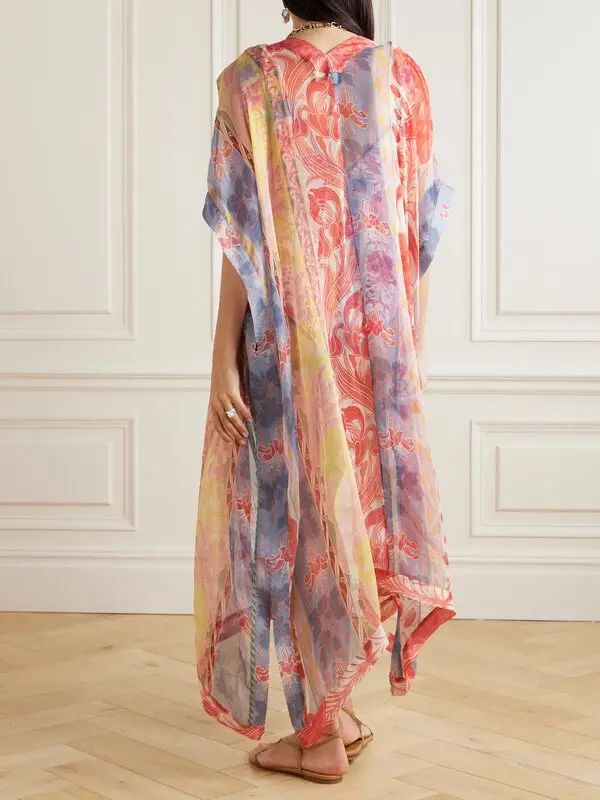 Etro Printed Crepon Coverup