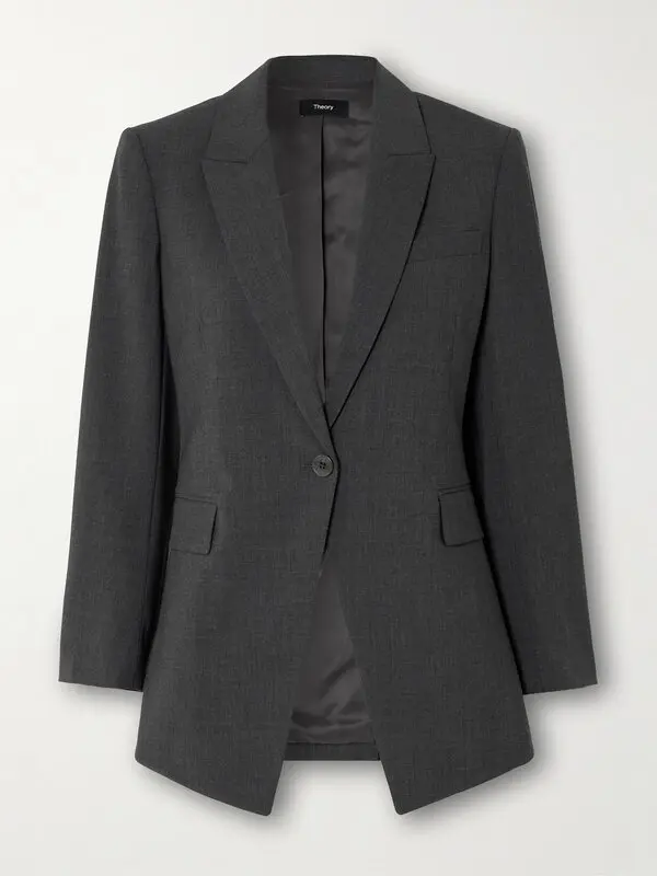 Theory - Theory Etiennette Wool-Blend Blazer