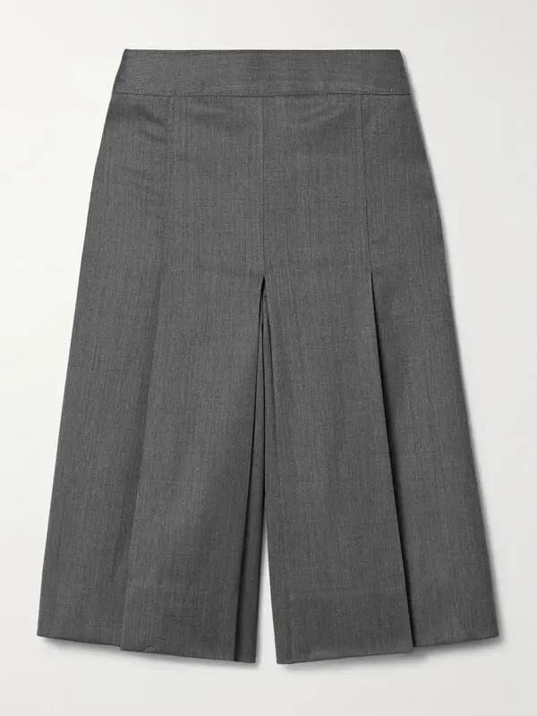 PETER DO Pleated Wool-blend Culottes