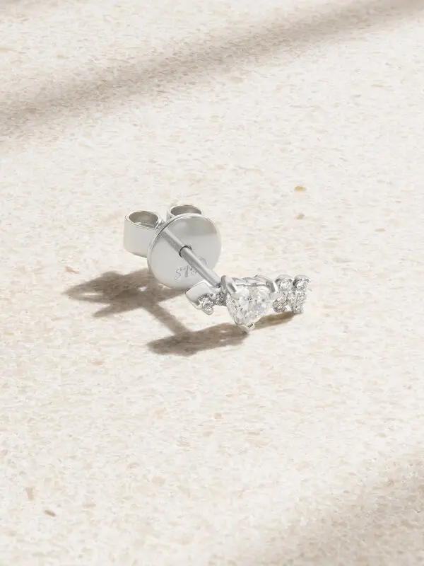 ANITA KO Cupid's Arrow Diamond Single Earring - Gold