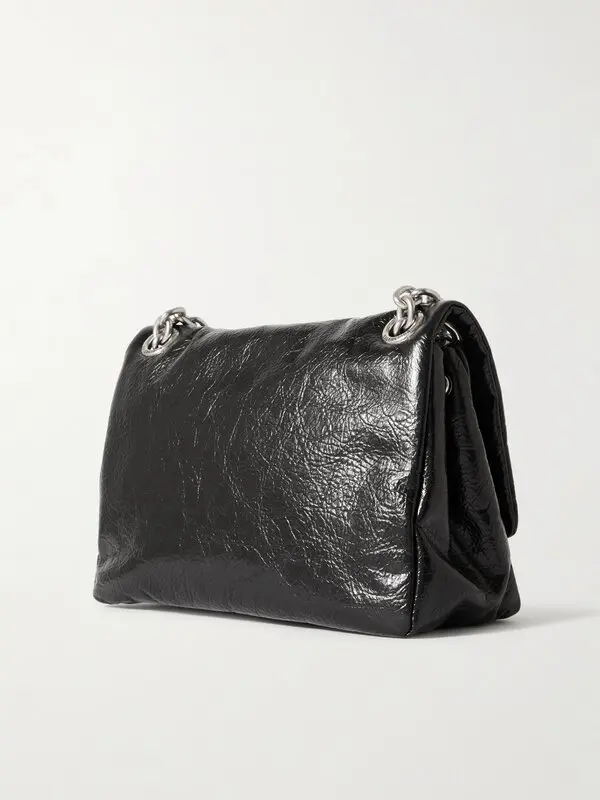Balenciaga Monaco Mini Textured-leather Shoulder Bag