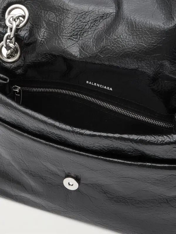 Balenciaga Monaco Mini Textured-leather Shoulder Bag