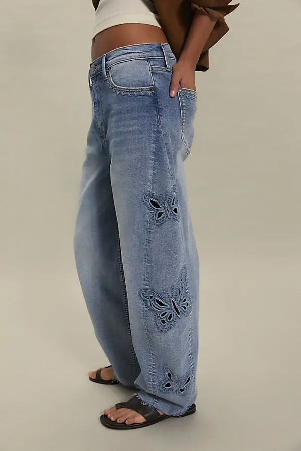 DRIFTWOOD Parker Cut-out Jeans - Framed Flutters