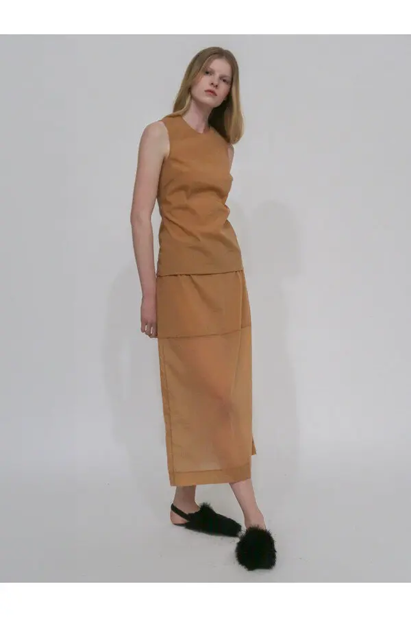Rosetta Getty Lingerie Skirt