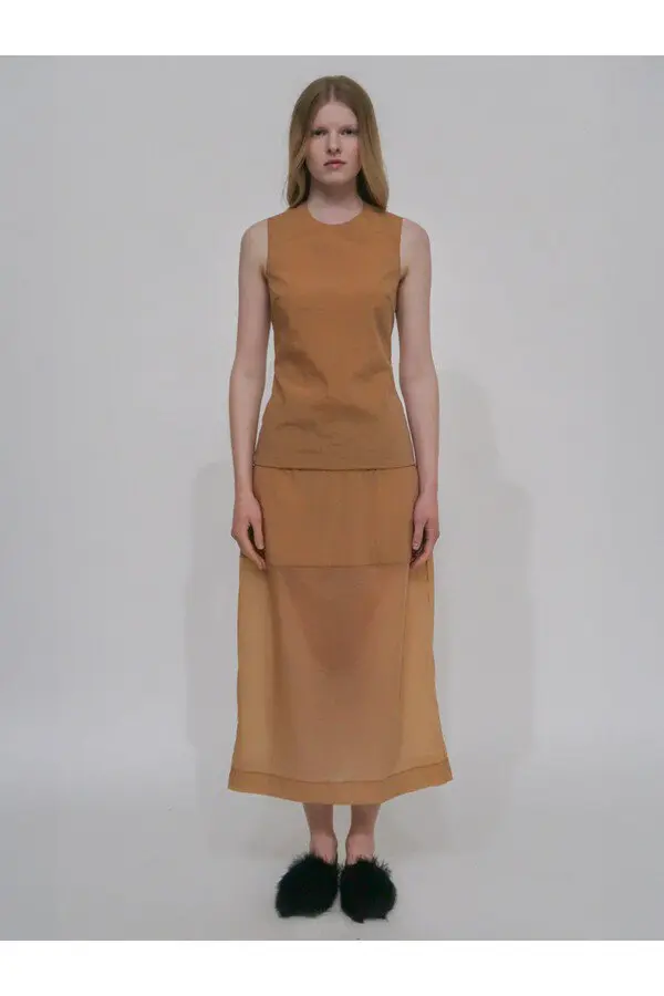 Rosetta Getty Lingerie Skirt