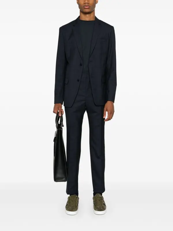 Calvin Klein Tapered Wool Tailored Trousers