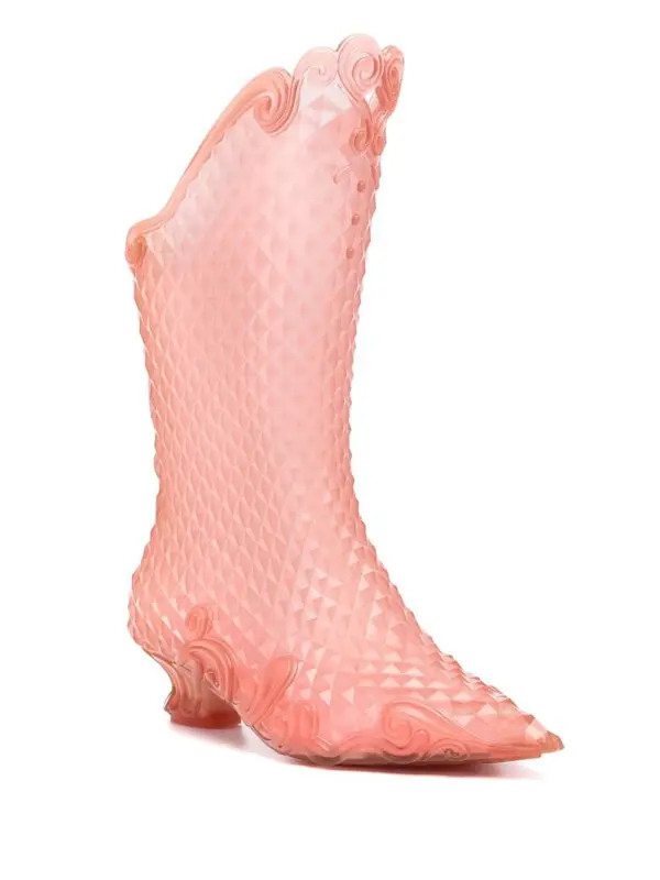 Y/project X Melissa Pointed Court Boot - Pink