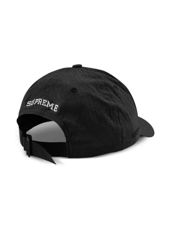 Supreme S Logo 6-Panel Cap - Black | Editorialist